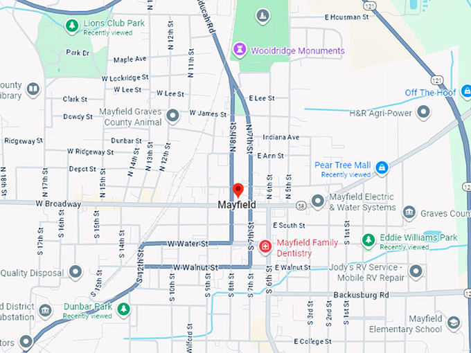 16. mayfield map