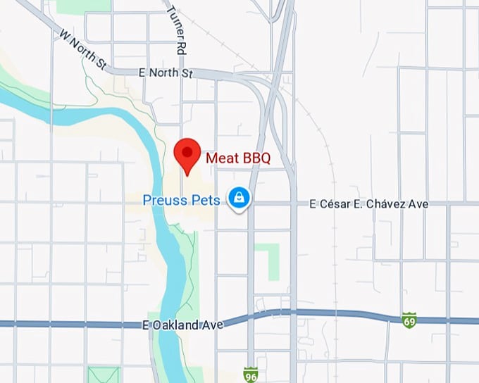 16. meat bbq map