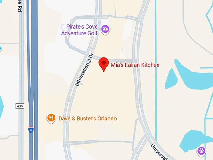 16. mia's italian kitchen map
