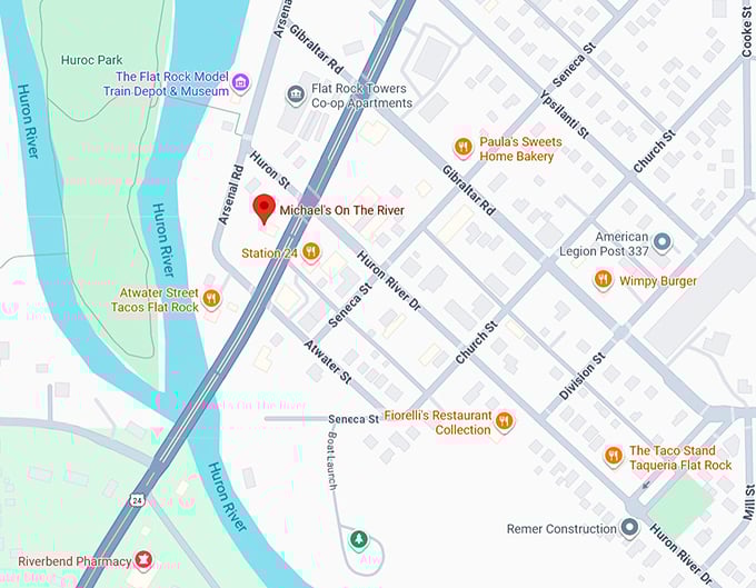 michael's on the river map