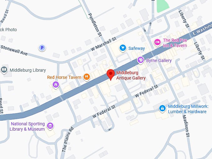 16. middleburg antique gallery map