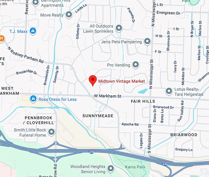 16. midtown vintage market map