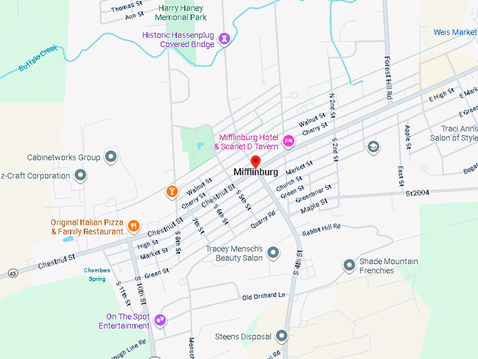 16. mifflinburg map
