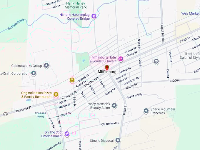16. mifflinburg map