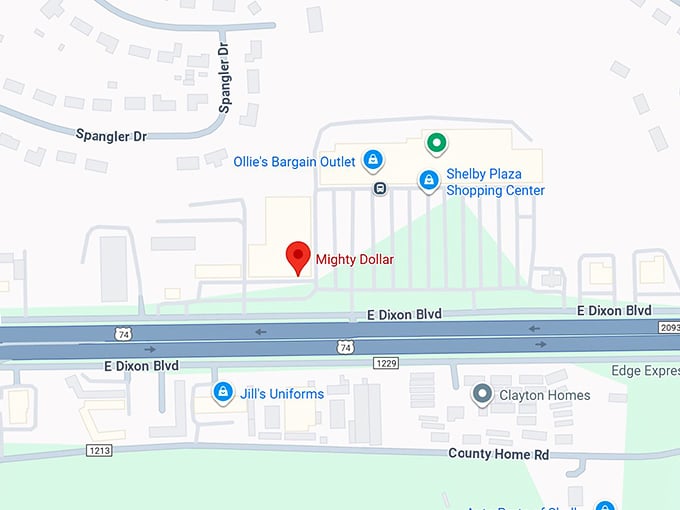 16. mighty dollar (1635 e dixon blvd) map