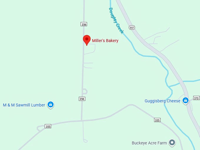 16. miller’s bakery map