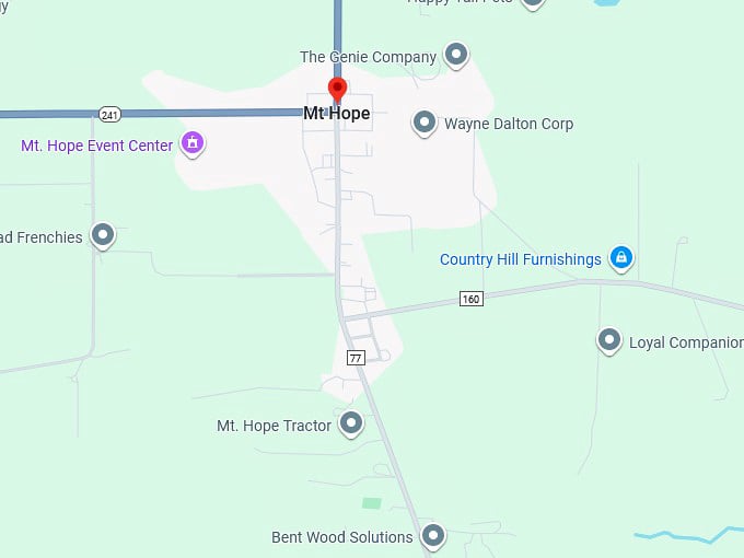 16. mount hope map