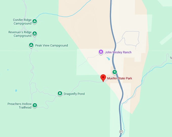 16. mueller state park map