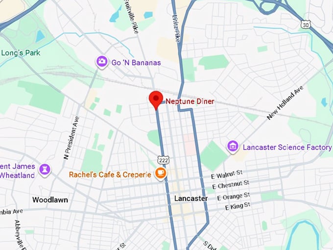 16. neptune diner map