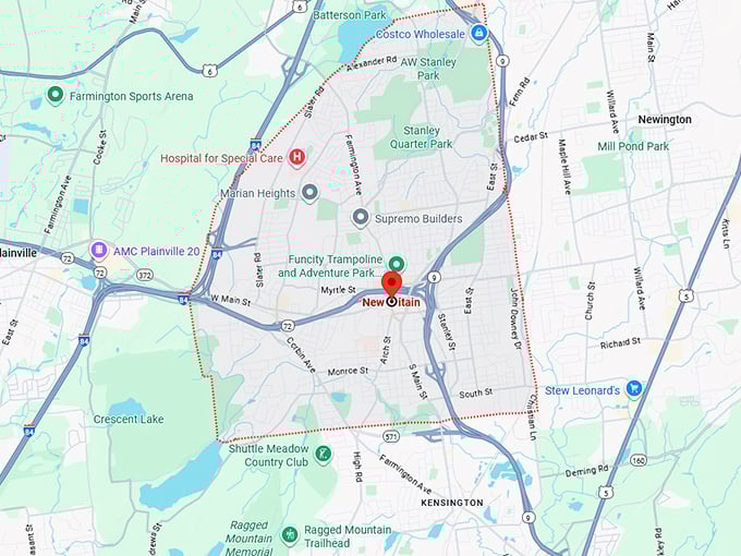 16. new britain map
