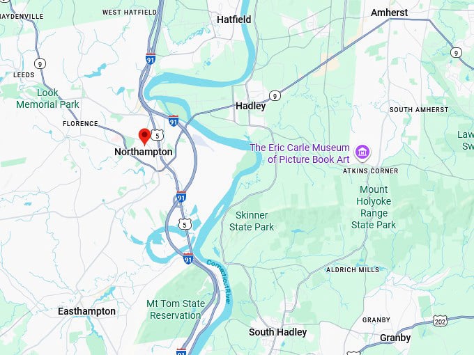 16. northampton map