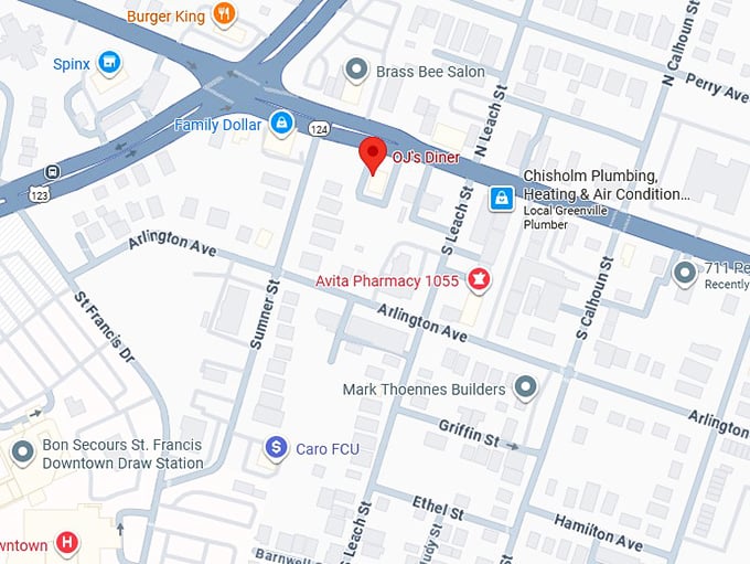 16. oj's diner map