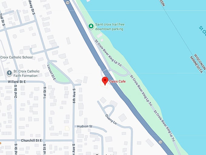16. oasis cafe map