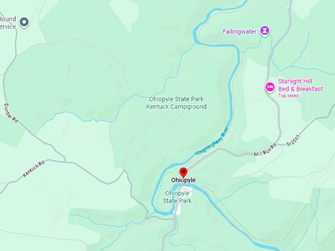 16. ohiopyle map