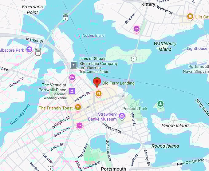 16. old ferry landing map