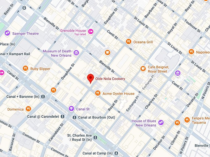 16. olde nola cookery map