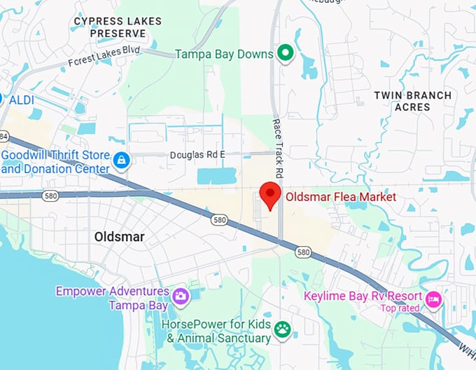 16. oldsmar flea market map