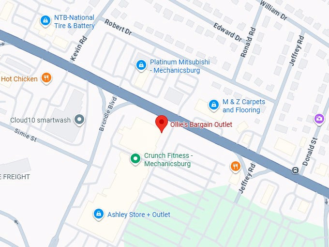 16. ollie's bargain outlet map