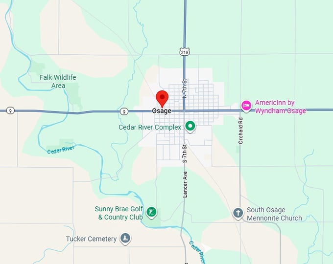 16. osage map