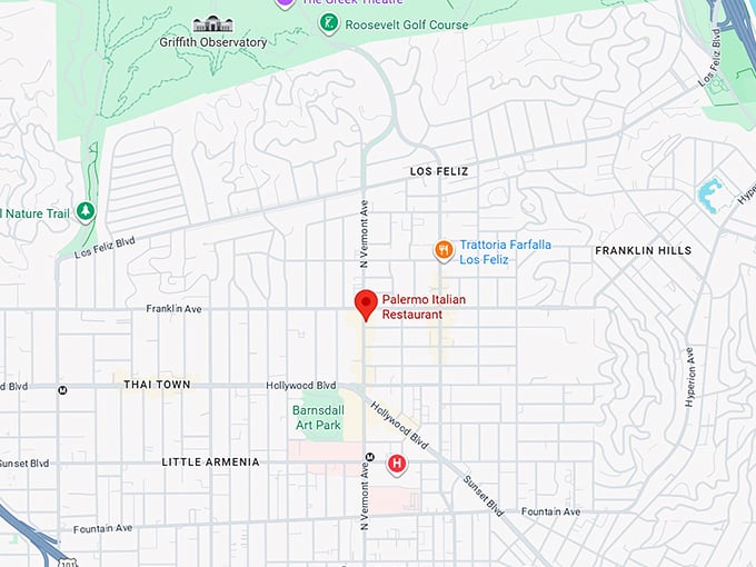 16. palermo italian restaurant map