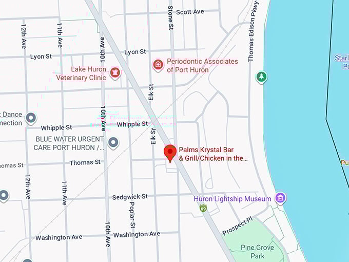 16. palms krystal bar & grill chicken in the rough map