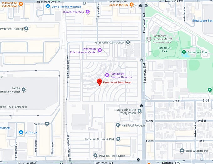 paramount swap meet map