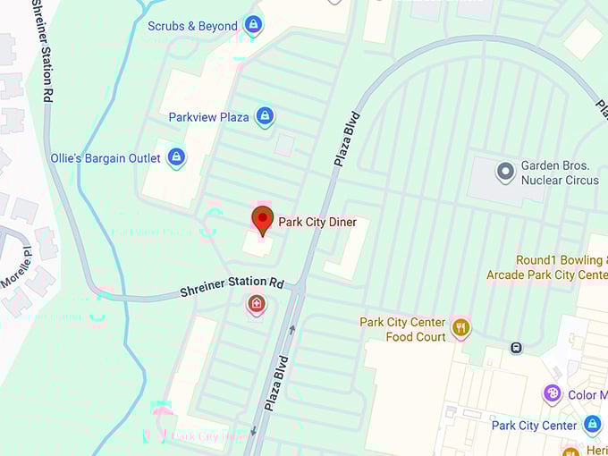 park city diner map