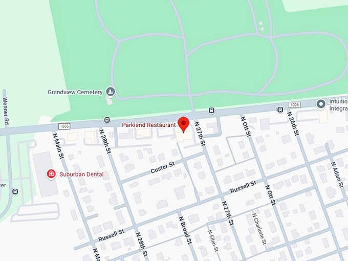 16. parkland restaurant map