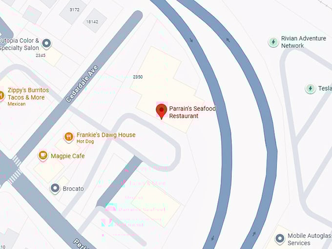 16. parrain's seafood restaurant map