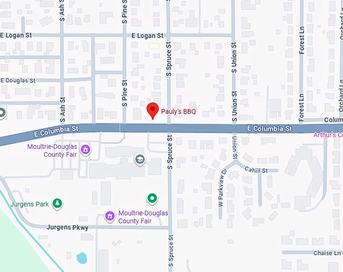 16. pauly's bbq map