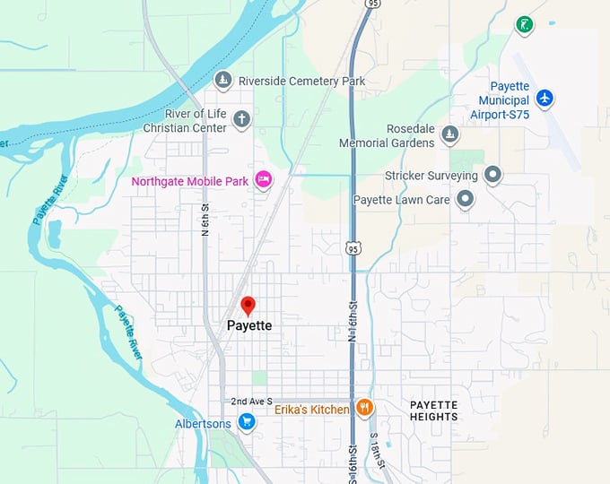 16. payette map