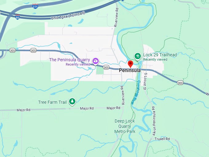 16. peninsula map