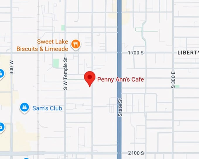 16. penny ann’s cafe map