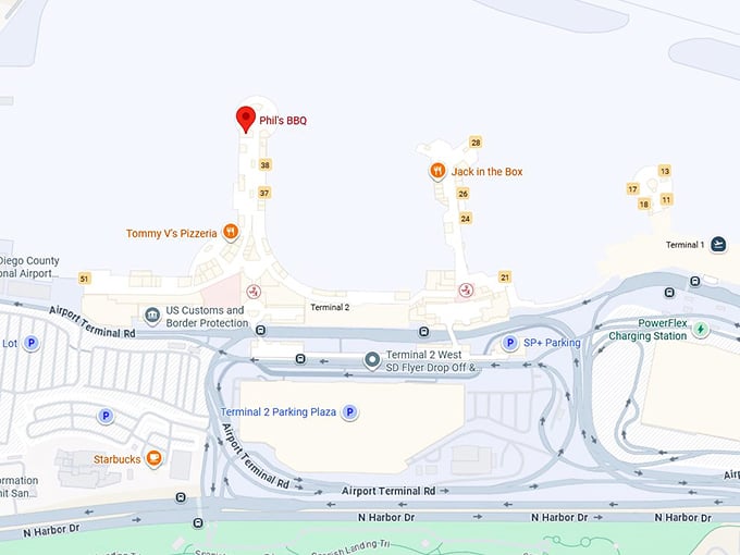 16. phil's bbq (3225 n scottsdale rd) map