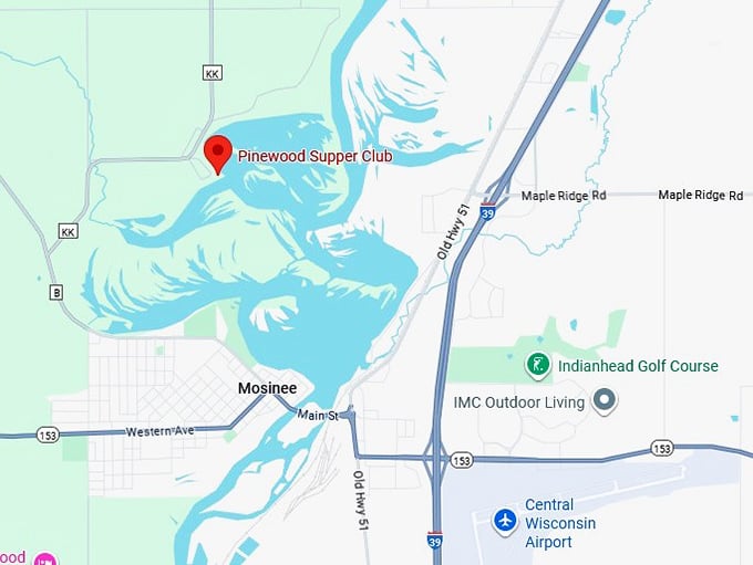 16. pinewood supper club map