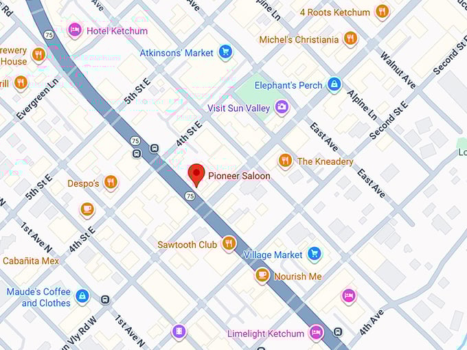 16. pioneer saloon map