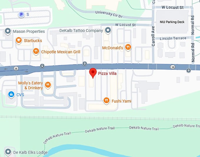 16. pizza villa map