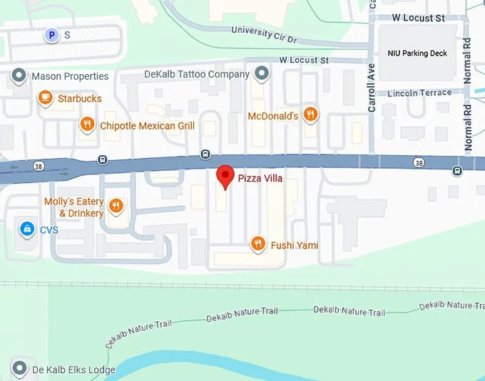 16. pizza villa map