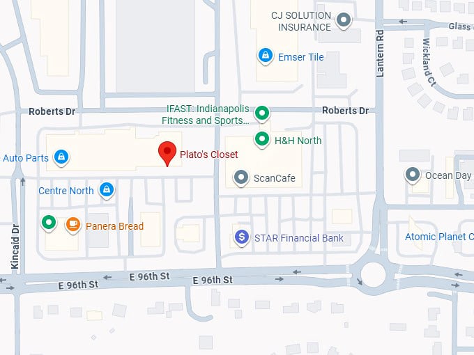 16. plato’s closet map
