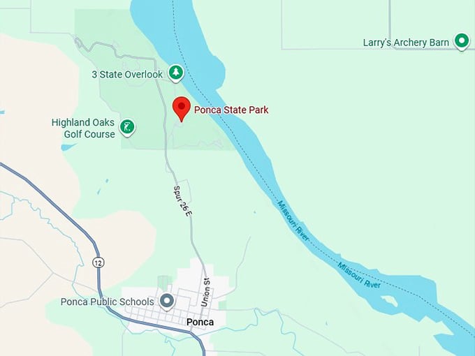 16. ponca state park map