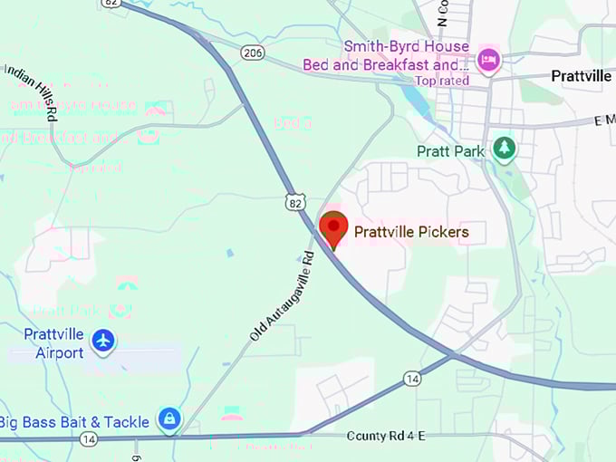 16. prattville pickers map