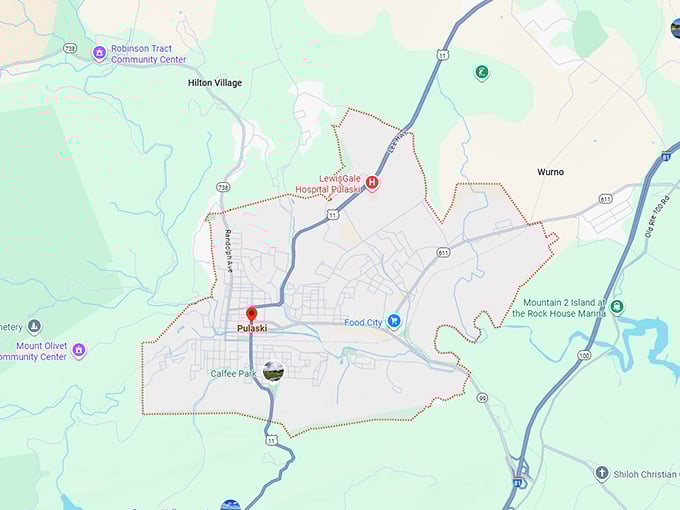 16. pulaski map