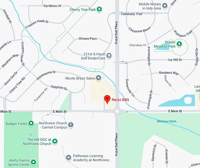 16. rackz bbq map