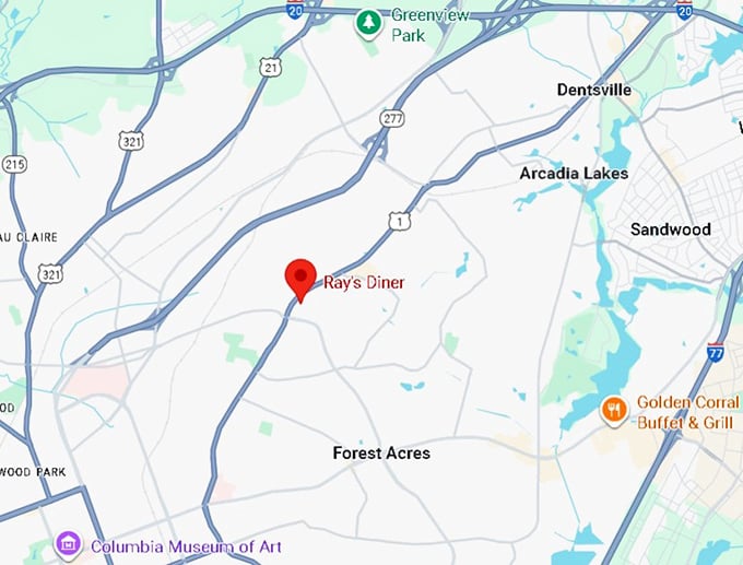 16. ray's diner map
