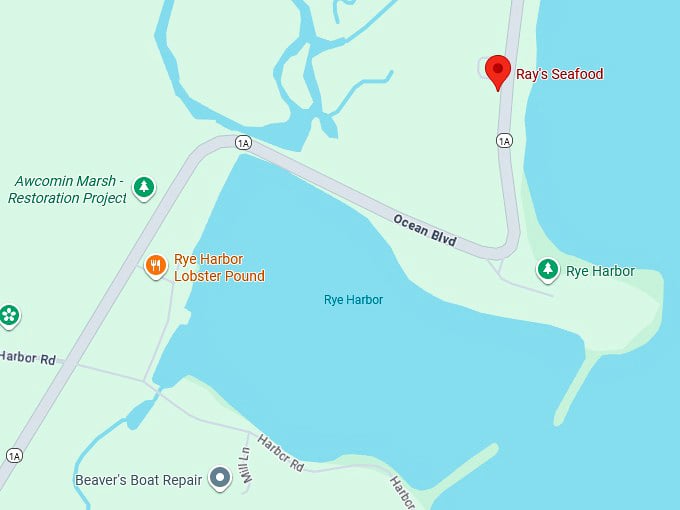16. ray’s seafood map