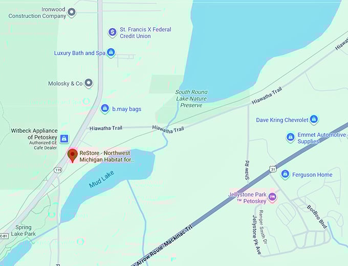 16. restore northwest michigan habitat for humanity (1840 m 119) map