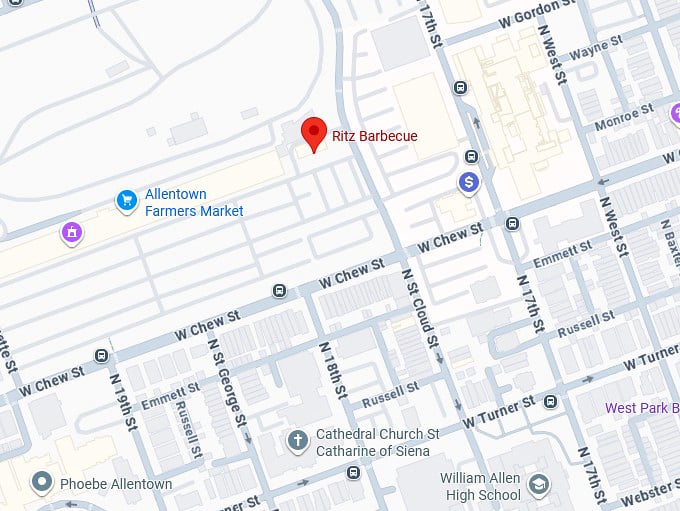 16. ritz barbecue map