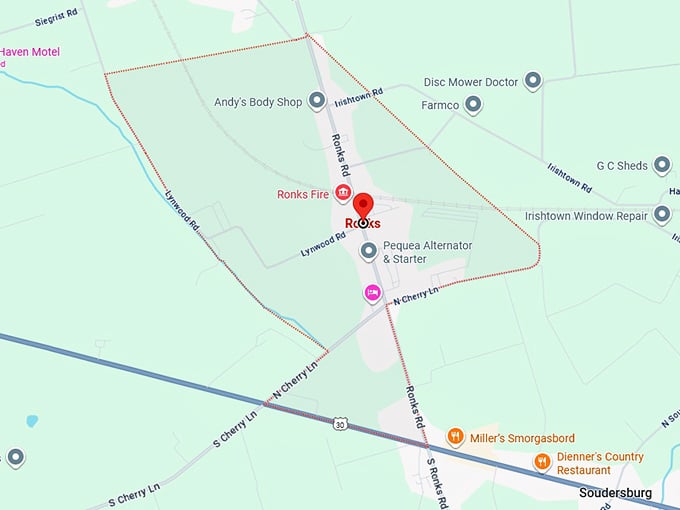 16. ronks map