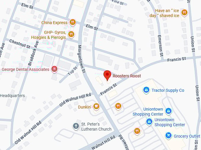 16. roosters roost map