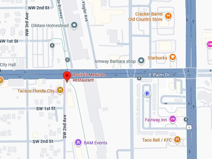 16. rosita's mexican restaurant map